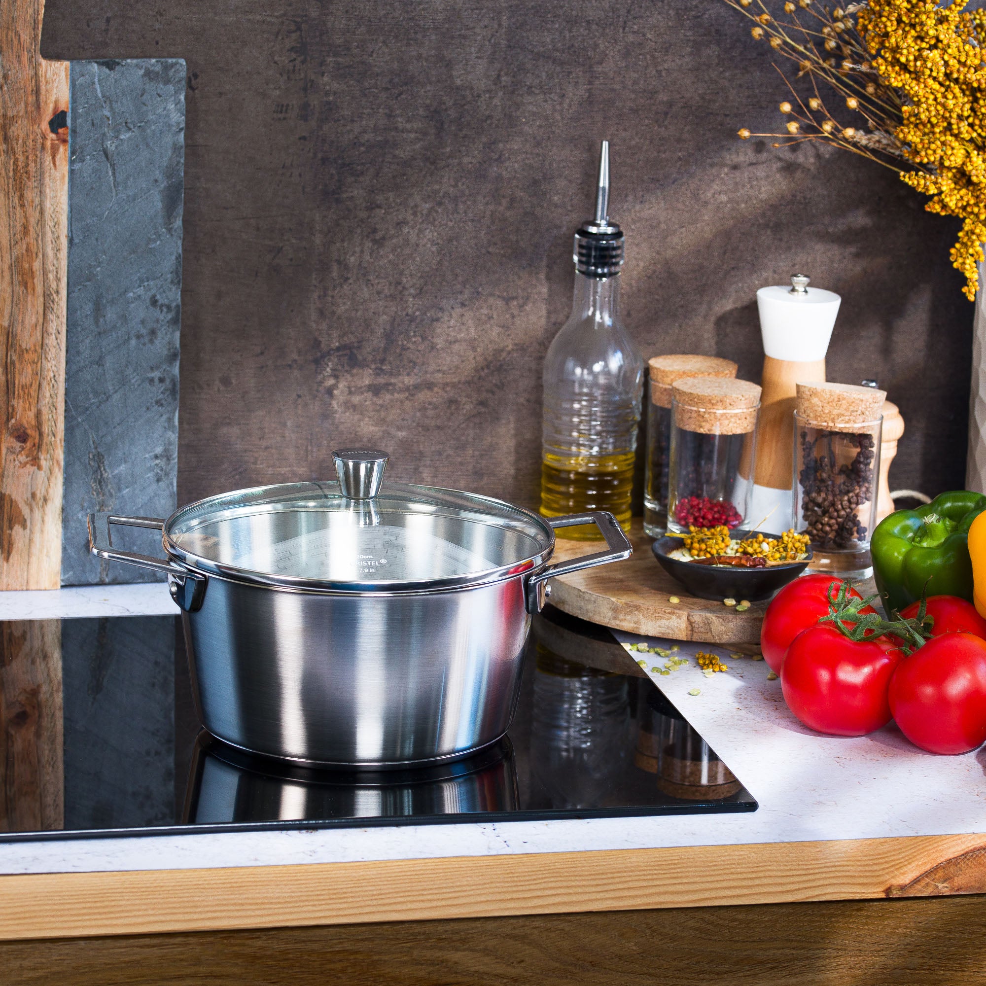 Stewpot with lid - 1826® collection – CRISTEL USA